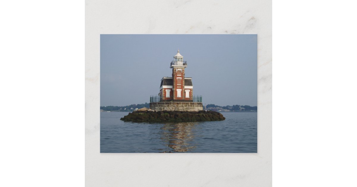 Stepping Stones Lighthouse - Long Island NY Postcard | Zazzle