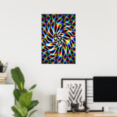 Stereogram Warp Poster | Zazzle