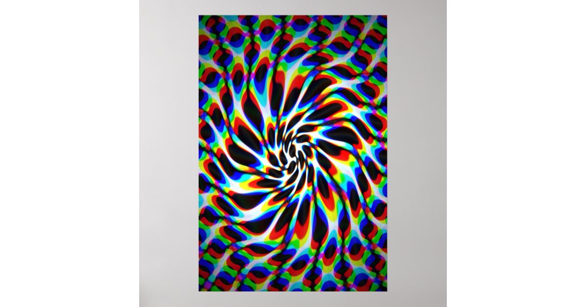 Stereogram Warp Poster | Zazzle