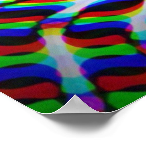 Stereogram Warp Poster | Zazzle