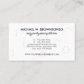Sterling Silver Jewelry Appointment Body Piercing Business Card | Zazzle