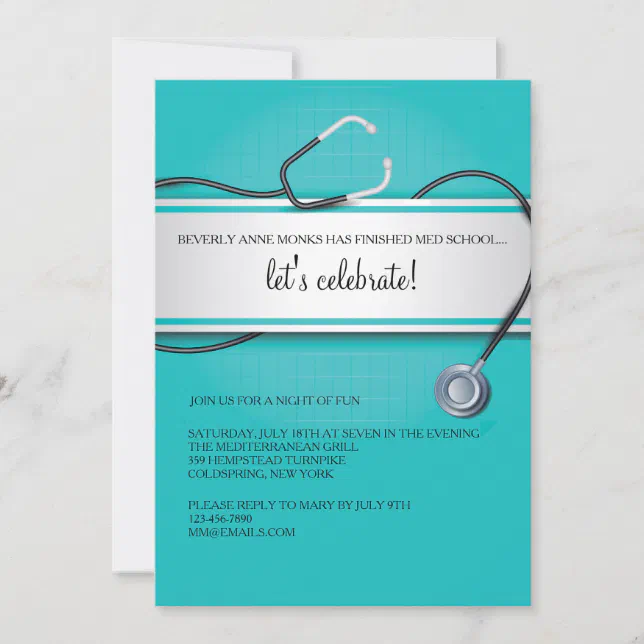 Stethoscope Invitations | Zazzle