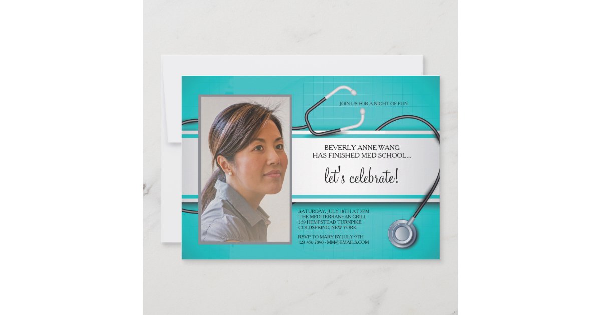 Stethoscope Photo Invitations | Zazzle