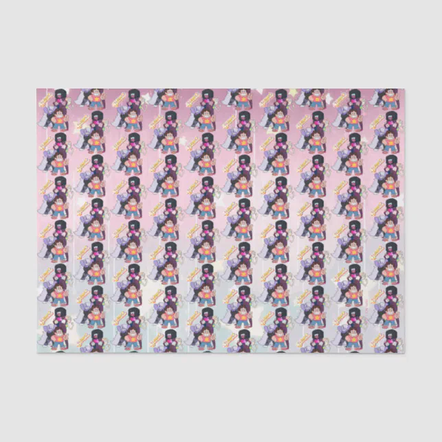 Steven Universe | Crystal Gem Group Pose Tissue Paper | Zazzle