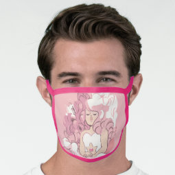 Steven Universe | Rose Quartz Illustration Face Mask | Zazzle
