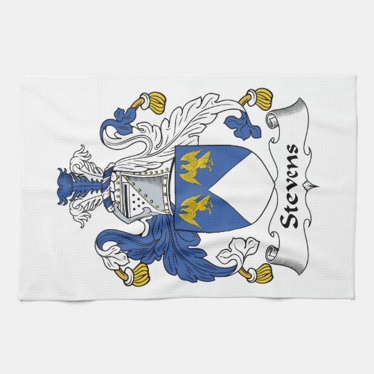 Stevens Family Crest Kitchen Towel | Zazzle.com