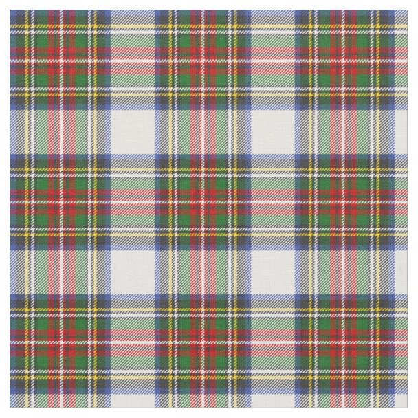 Royal Stewart Tartan Plaid Scottish Pattern Fabric | Zazzle