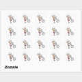 Stick Figure Chef Using Mixer Stickers | Zazzle