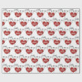 Stick Figure Couple 50th Anniversary Wrapping Paper | Zazzle