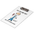 Stick Figure Dentist Clipboard | Zazzle