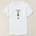 Stick Figure Exercise Chin Ups Shirt | Zazzle