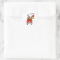 Stick Figure Firefighter with Fire Engine Stickers | Zazzle