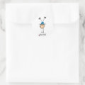 Stick Figure Girl Doing Handstands Stickers | Zazzle