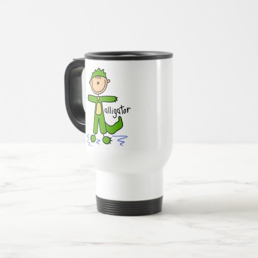 Stick Figure In Alligator Suit Mug | Zazzle