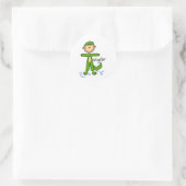 Stick Figure In Alligator Suit Sticker | Zazzle