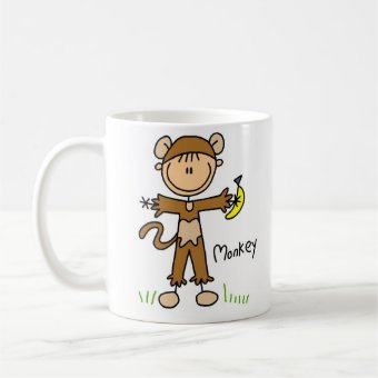 Stick Figure In Monkey Suit Mug | Zazzle