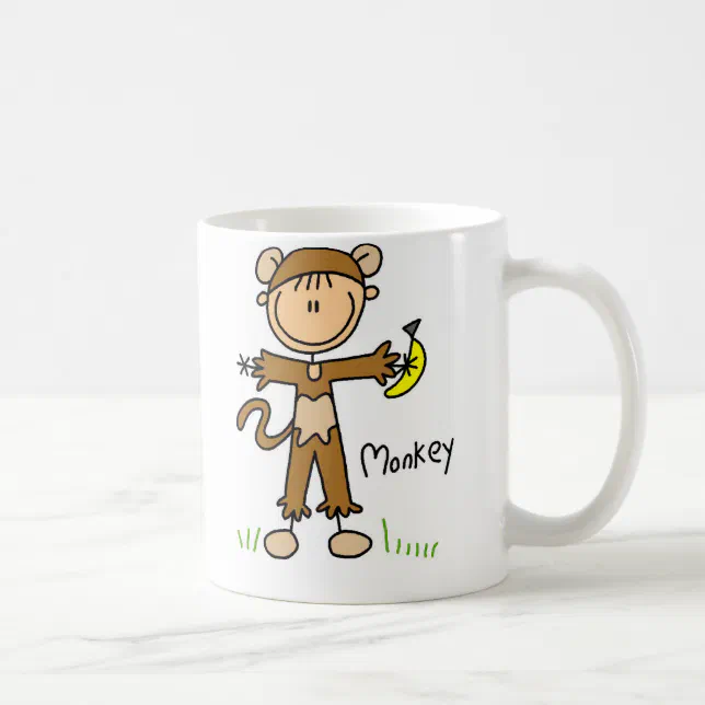 Stick Figure In Monkey Suit Mug | Zazzle