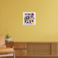 Stick Figure Kids Autism Awareness Poster | Zazzle