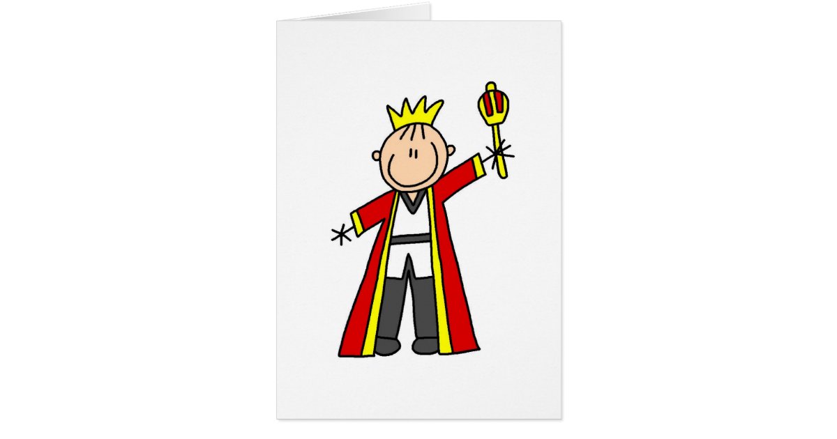Stick Figure King | Zazzle