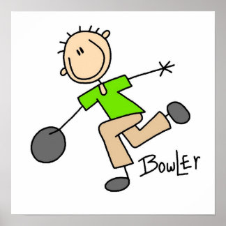 Bowling Cartoon Posters, Bowling Cartoon Prints, Art Prints, & Poster ...