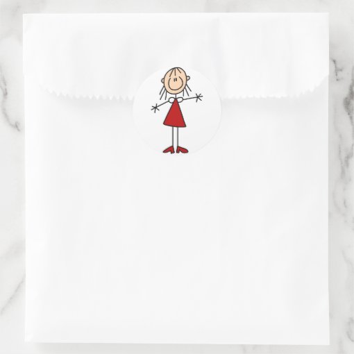 Stick Figure Mom Sticker | Zazzle