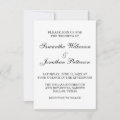 Stick Figure People Bride and Groom Wedding Invitation | Zazzle