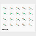 Stick Figure Push Ups Sticker | Zazzle