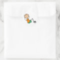 Stick Figure Sit Ups Sticker | Zazzle