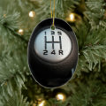 Stick Shift - Gear Box Ceramic Ornament | Zazzle