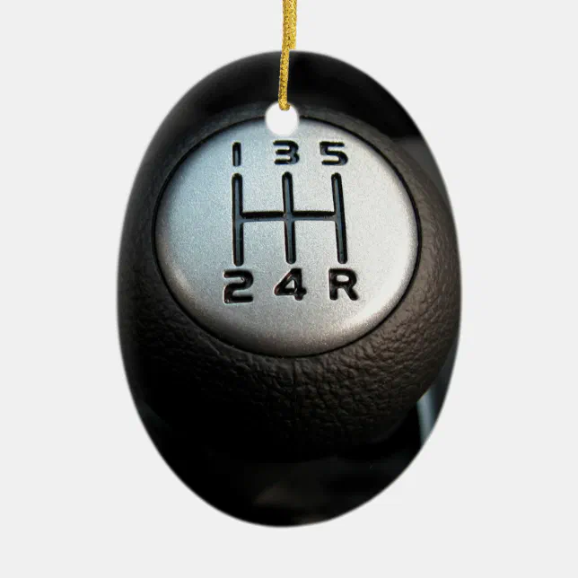 Stick Shift - Gear Box Ceramic Ornament | Zazzle