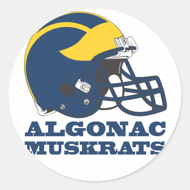 Sticker - Algonac Muskrats | Zazzle