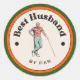 Sticker- Best Husband by Par - Golfer Classic Round Sticker | Zazzle
