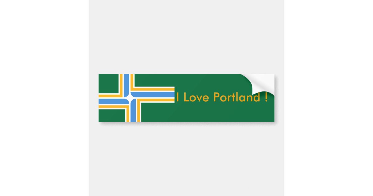 Sticker Flag of Portland, Oregon State, USA | Zazzle