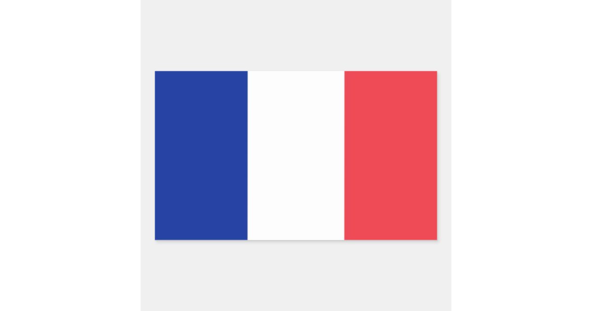 Sticker "French flag". | Zazzle