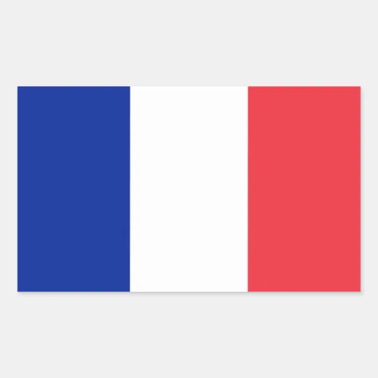 Sticker "French flag". | Zazzle