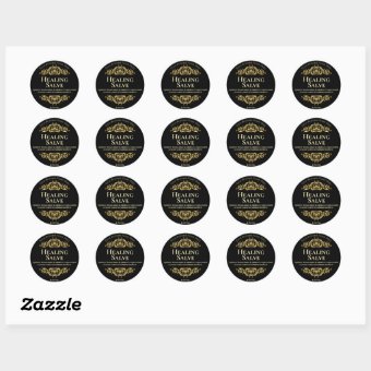 Sticker Label For Handmade Healing Salve | Zazzle