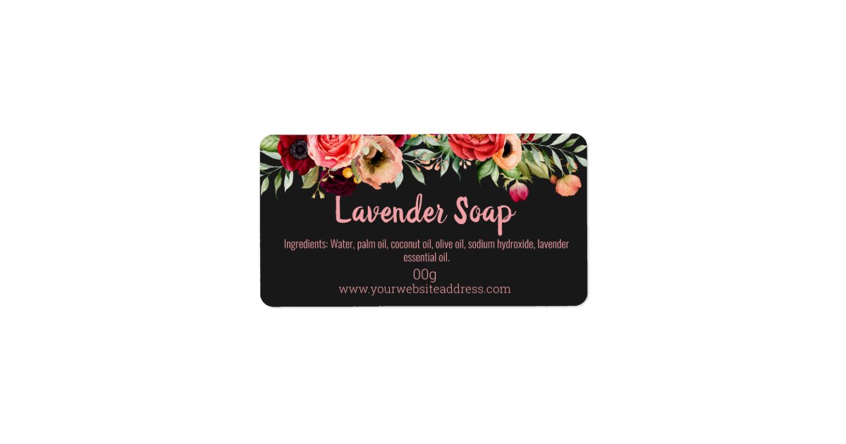 Sticker Label For Handmade Soap | Zazzle