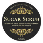 Sticker Label For Handmade Sugar Scrub | Zazzle