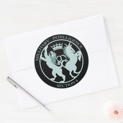 Sticker Military Intelligence Section 6 | Zazzle