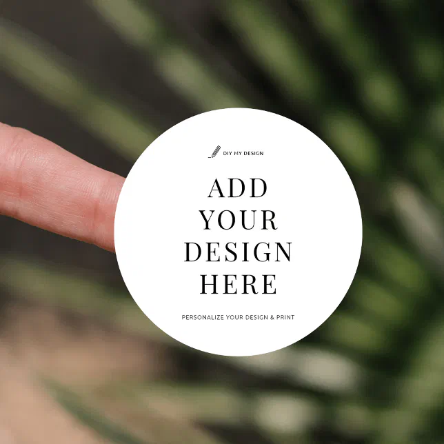 Sticker Printing Custom 1.5" Round Product Label | Zazzle