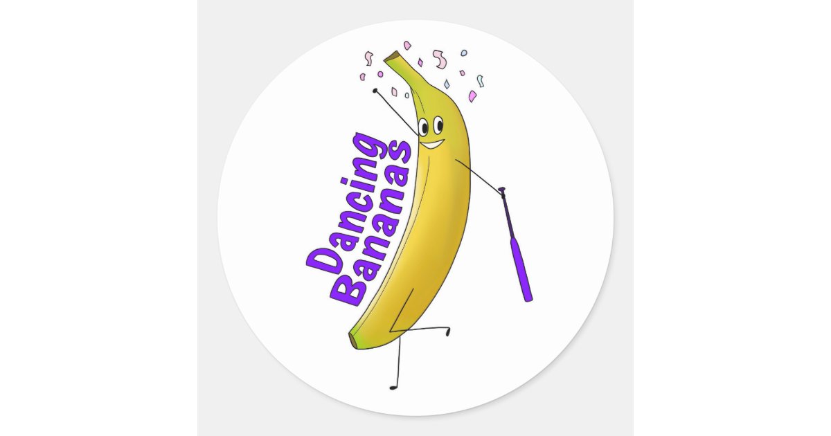 Sticker Sheet - Dancing Bananas | Zazzle