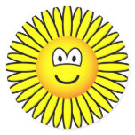 Sunflower emoticon : Emoticons @ emofaces.com