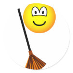 Sweeping emoticon : Emoticons @ emofaces.com