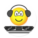 DJ emoticon : Emoticons @ emofaces.com