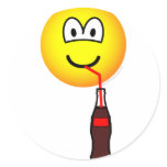 Drinking emoticon : Emoticons @ emofaces.com