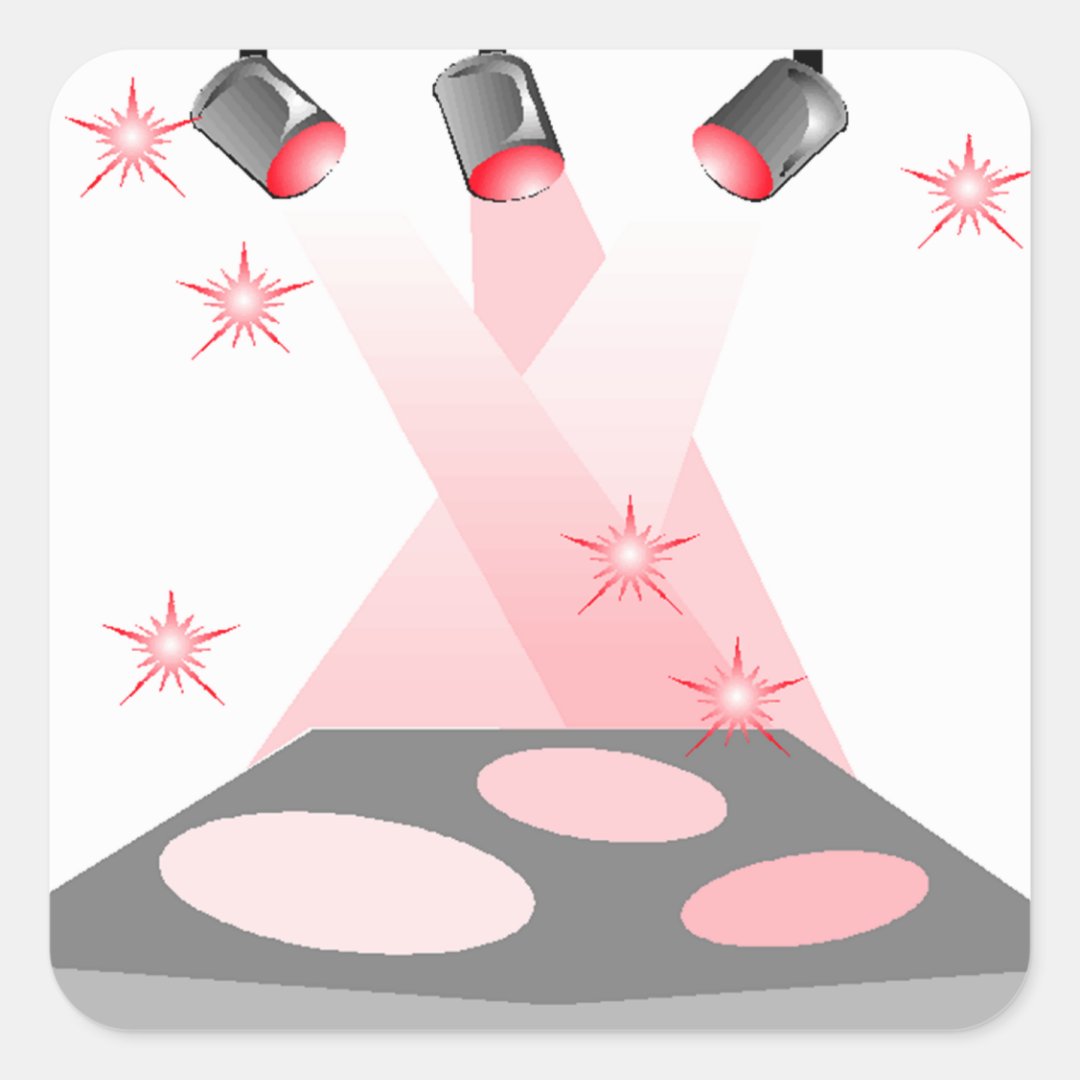 Sticker Stagelight Talent Show Drama Singing Acts | Zazzle