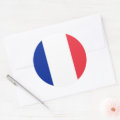 Sticker with Flag of France | Zazzle