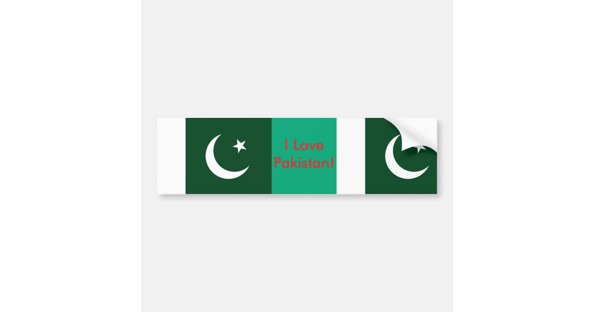 Sticker with Flag of Pakistan | Zazzle