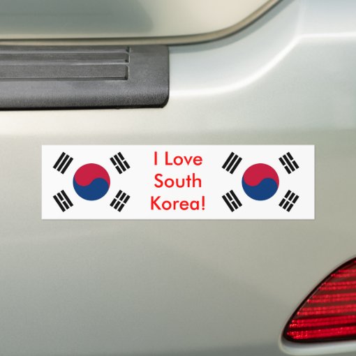 Sticker with Flag of South Korea | Zazzle