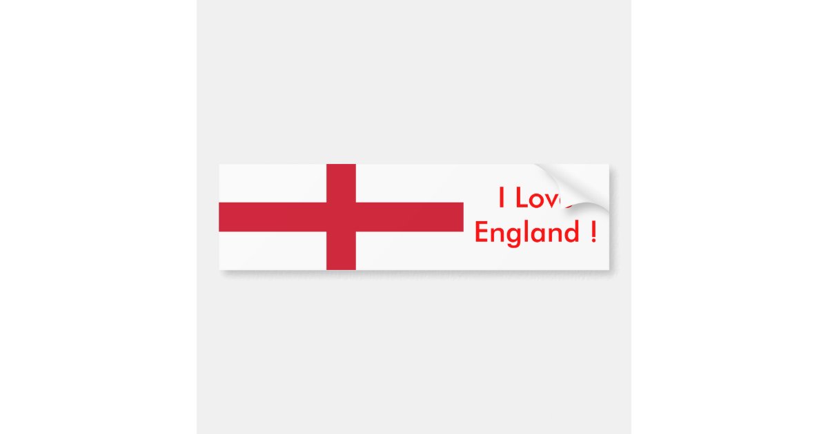 Sticker with Flag of the England | Zazzle